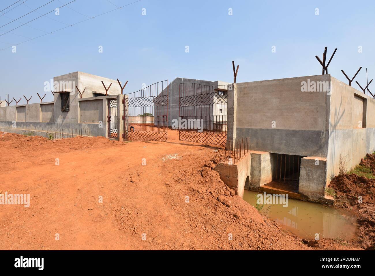 The Food Corporation of India (FCI) Storage is under construction at ...