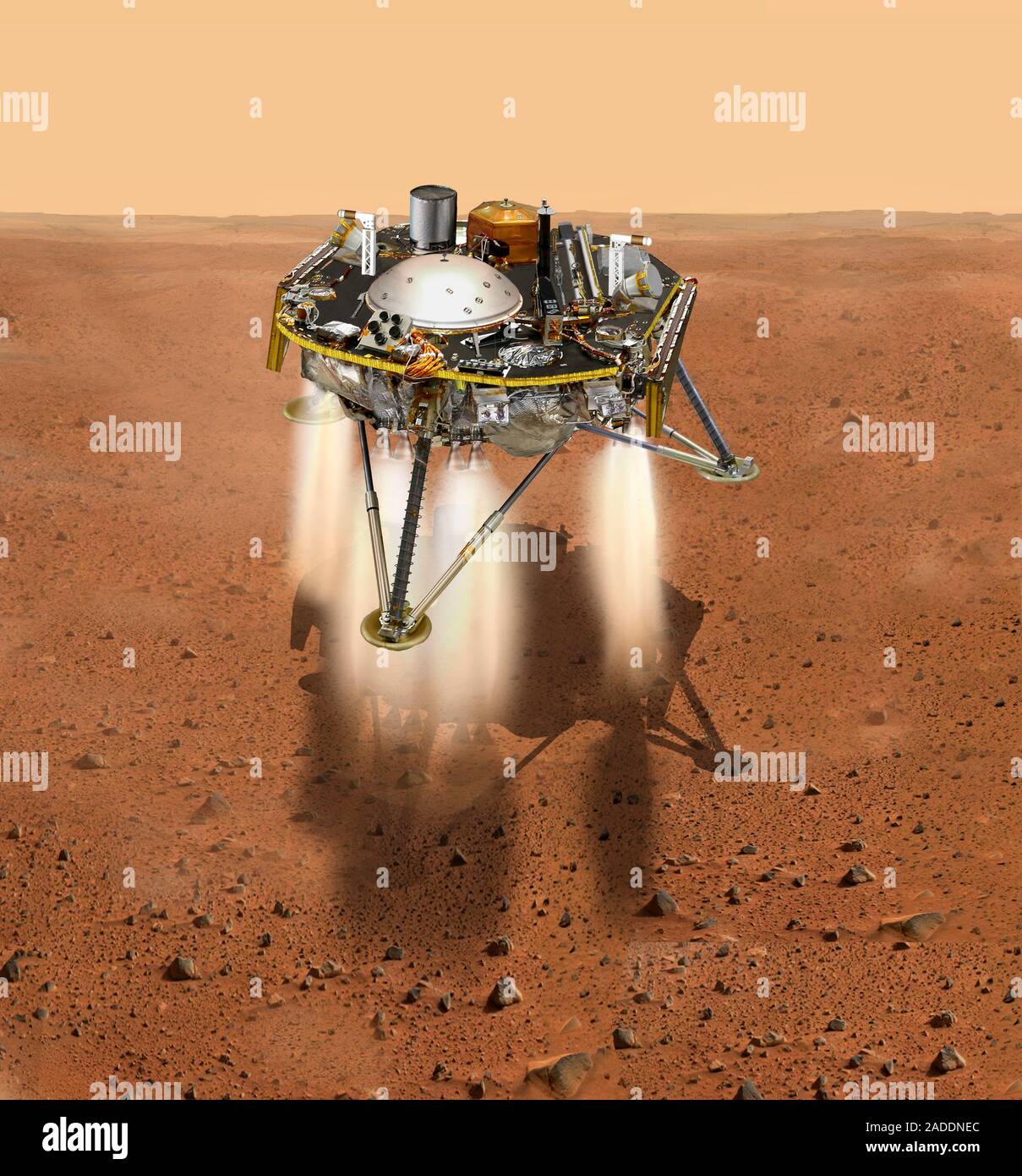 Illustration of the InSight (Interior Exploration using Seismic ...