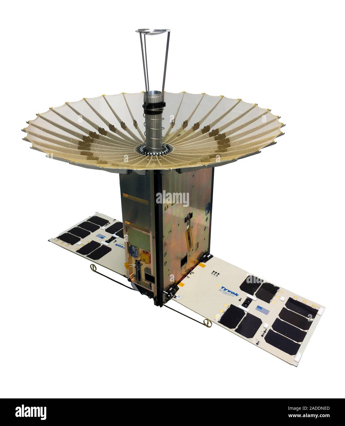 RainCube 6U CubeSat with fully-deployed antenna. This satellite is one ...