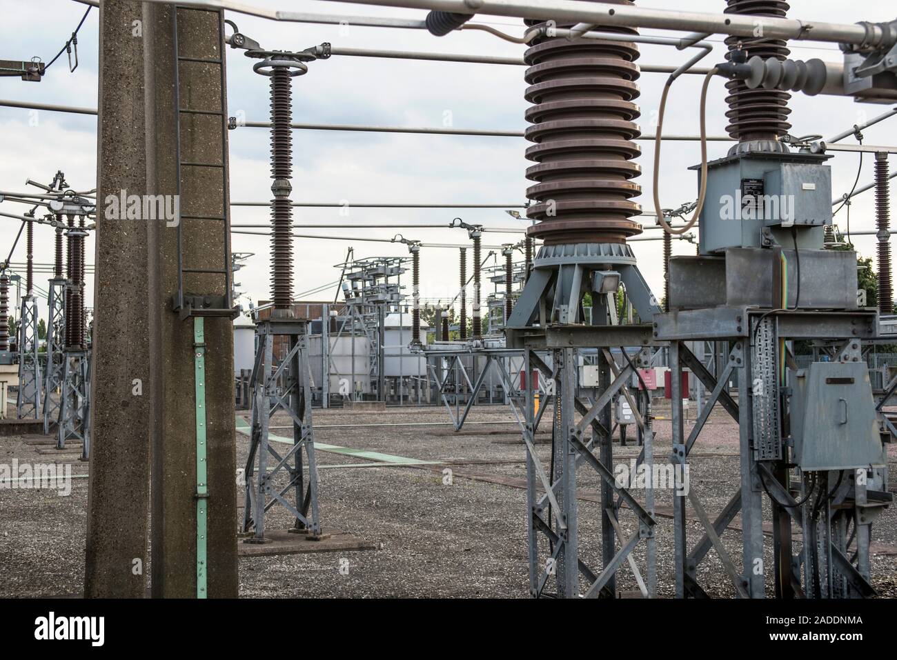 Voltage transformer and current transformer at Ocker Hill electricity ...
