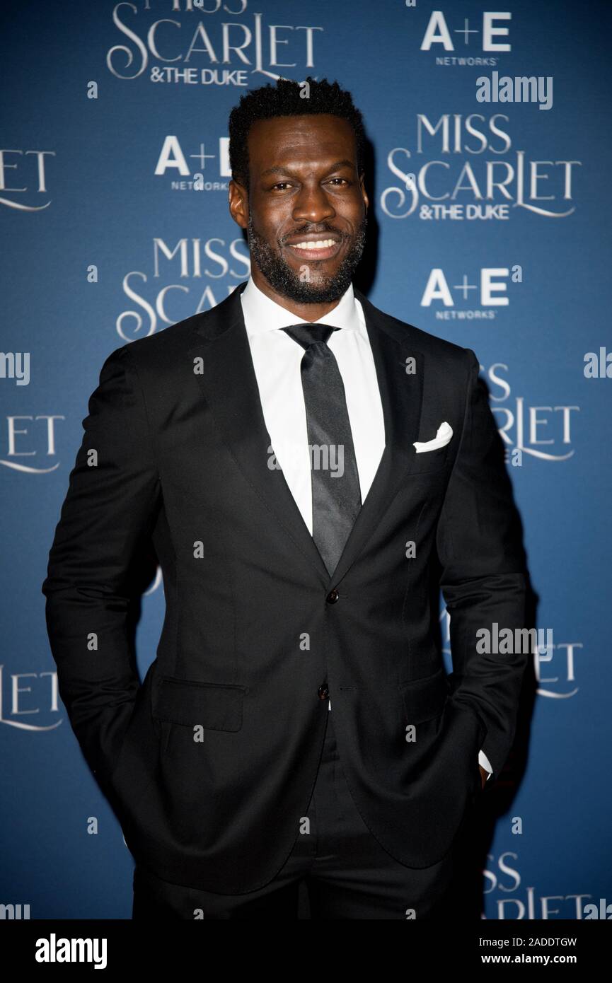 Ansu Kabia at the Miss Scarlet and the Duke World Premiere TV screening ...