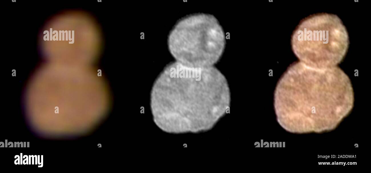2014 MU69 (Ultima Thule), first New Horizons images. This astronomical ...
