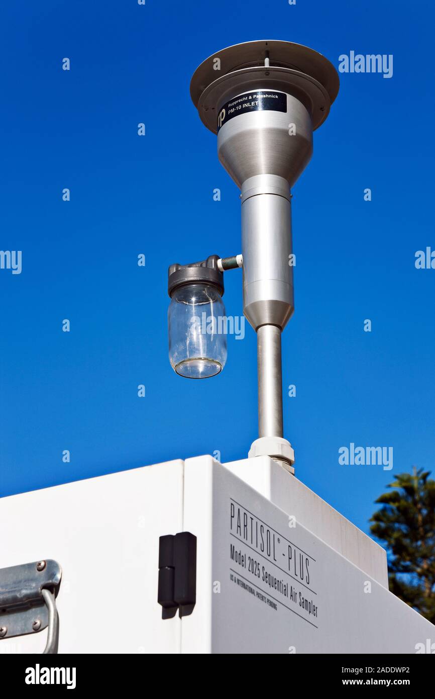 Inlet of Partisol-Plus Model 2025 Sequential Air Sampler Stock Photo ...