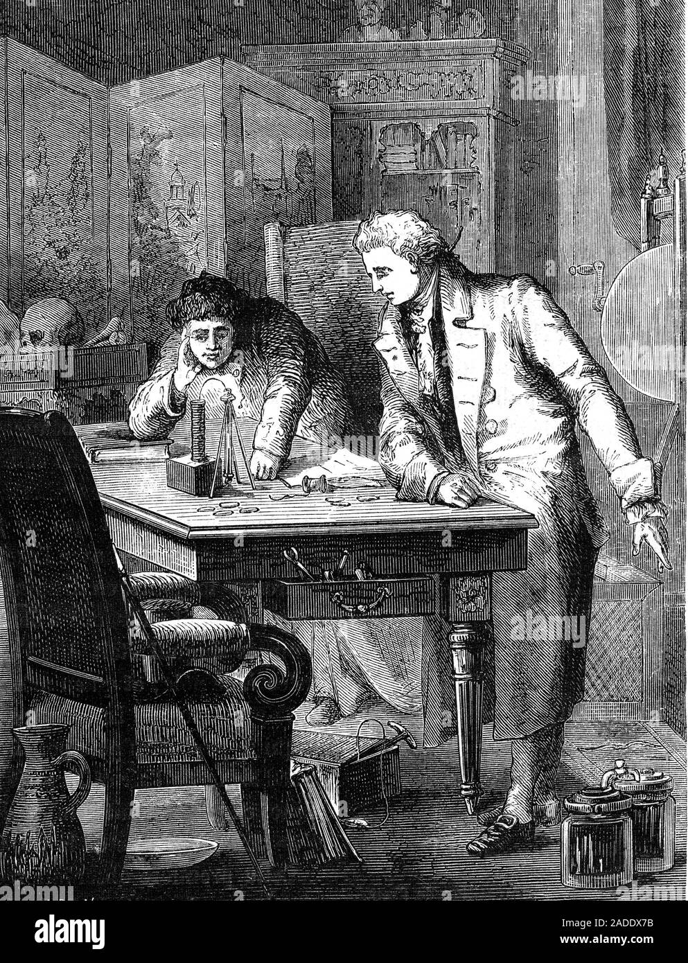 Electrical decomposition of water, 1800. British chemist William ...