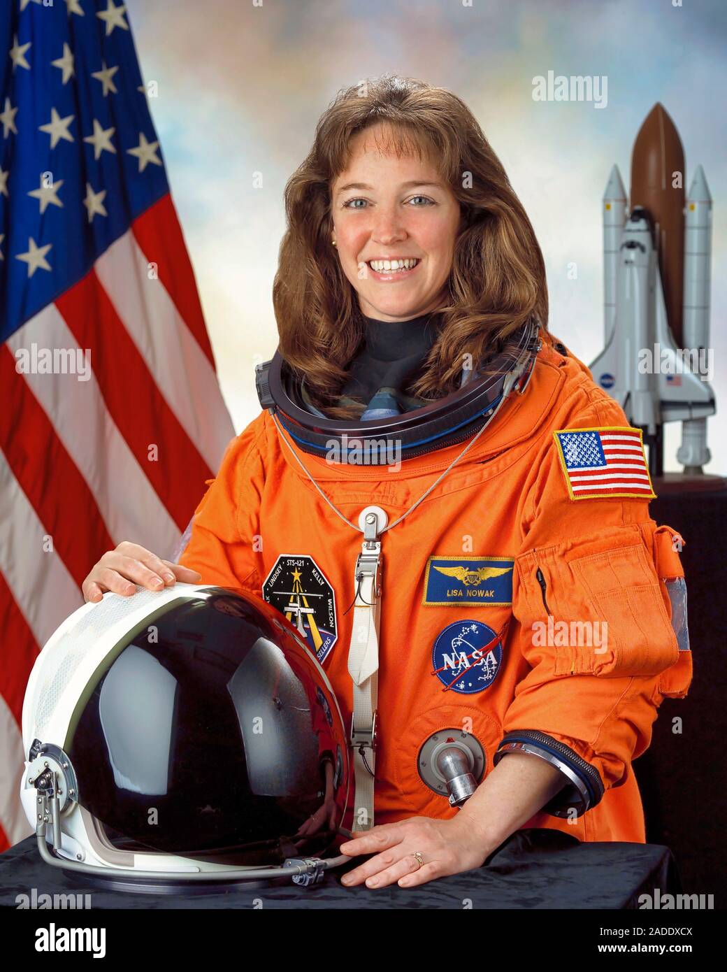 Lisa M. Nowak, American astronaut, 2005. Nowak, born 1963, was selected ...