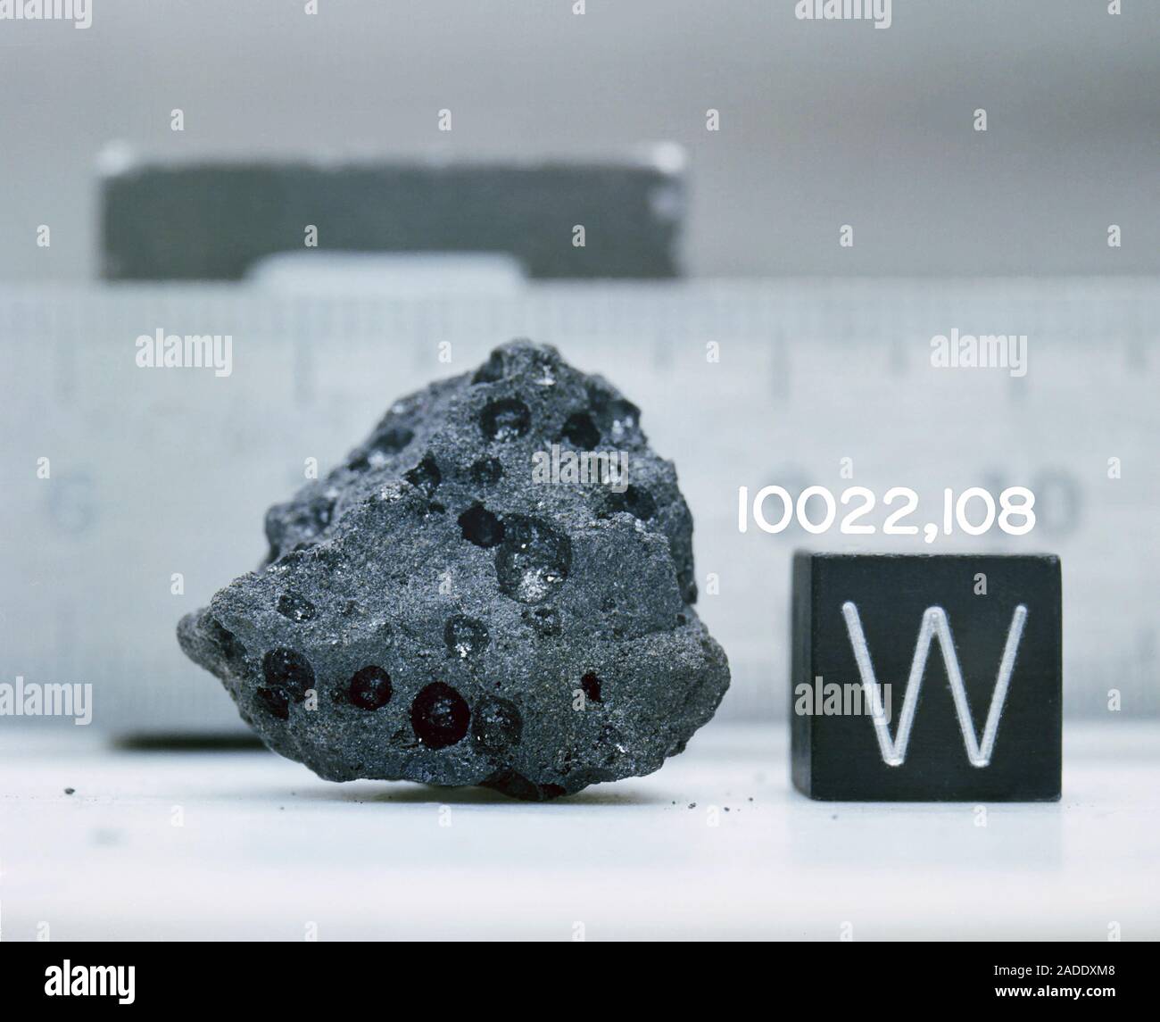 Apollo 11 moon rock sample. Rocks brought back from the Moon by the ...