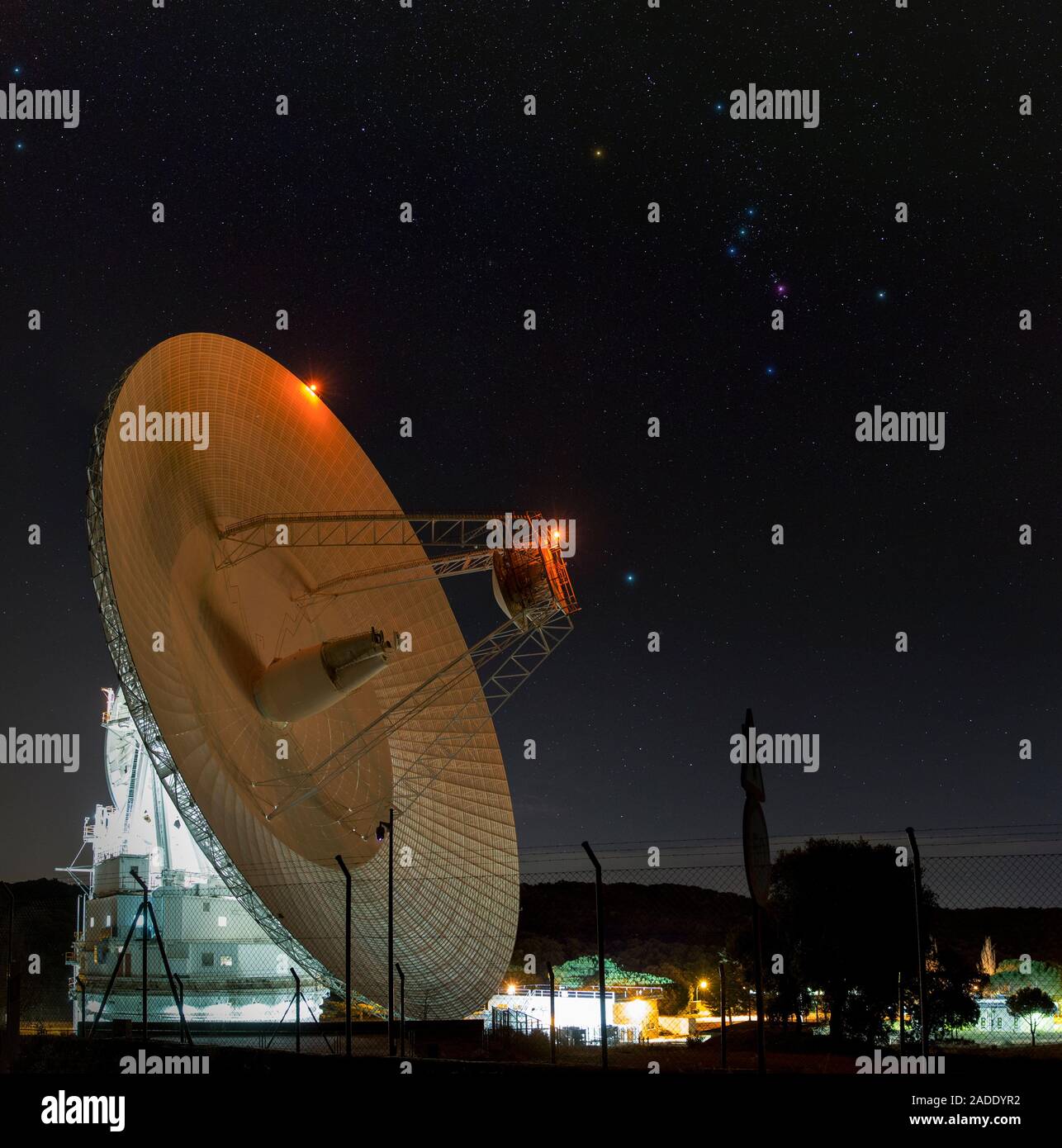 NASA Deep Space Network antenna. This 70-metre radio antenna is part of ...