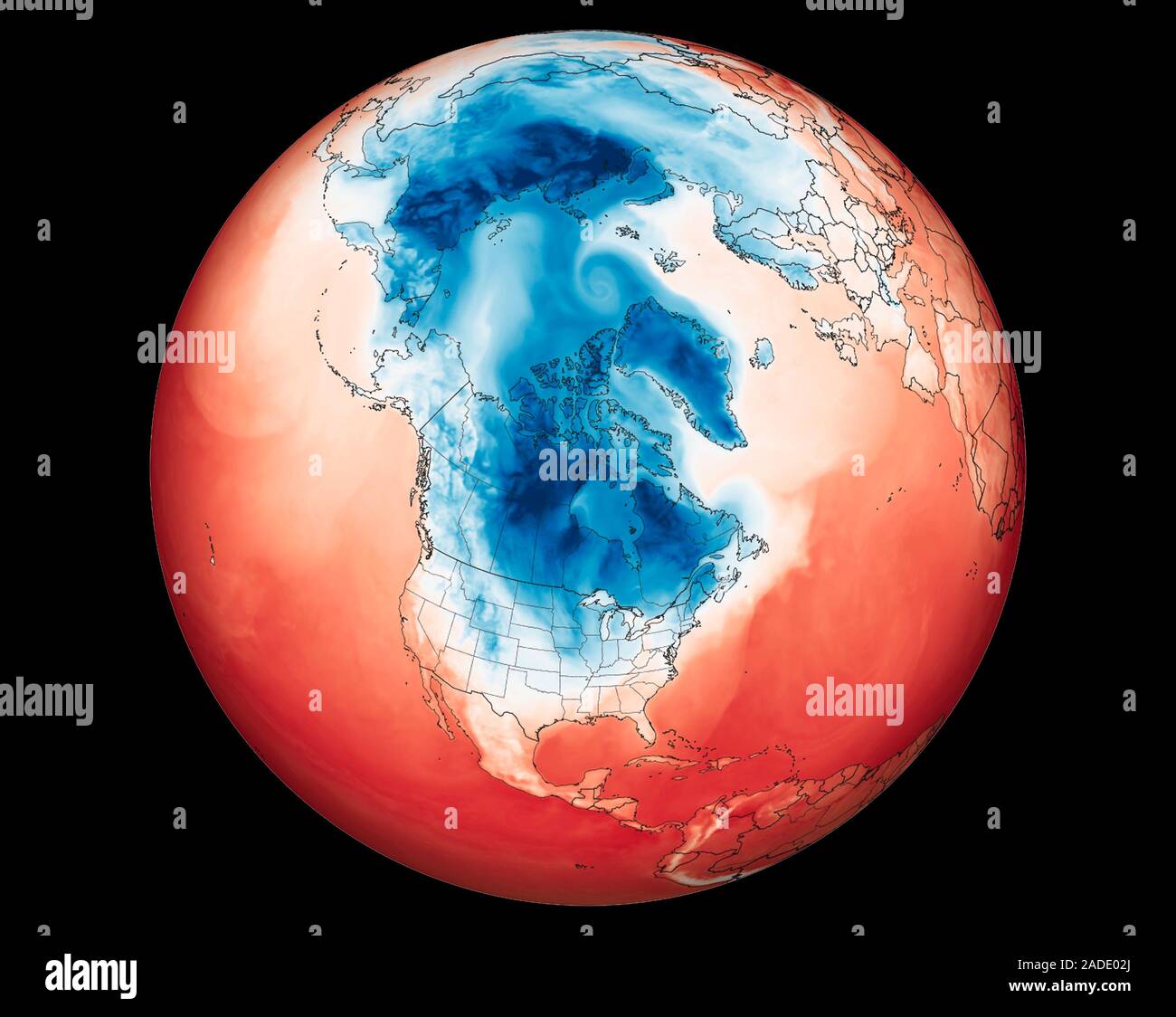 Polar vortex and North American cold wave, 2019. Goddard Earth ...
