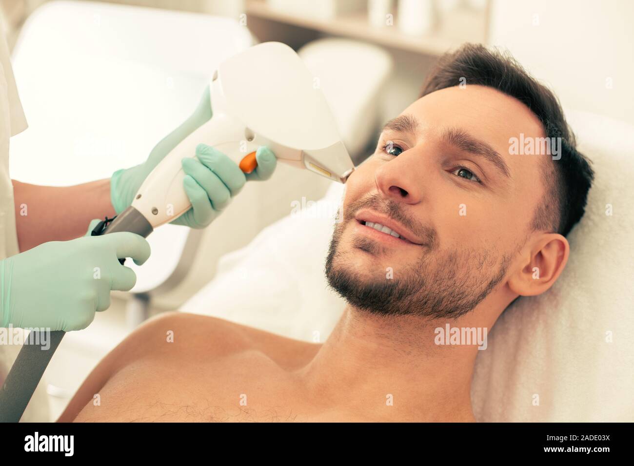 Hair removal procedure hi-res stock photography and images - Alamy