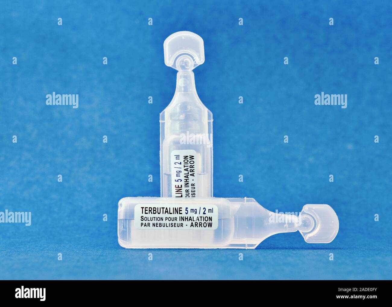 Phials of terbutaline solution, for use in nebulisers to treat asthma ...