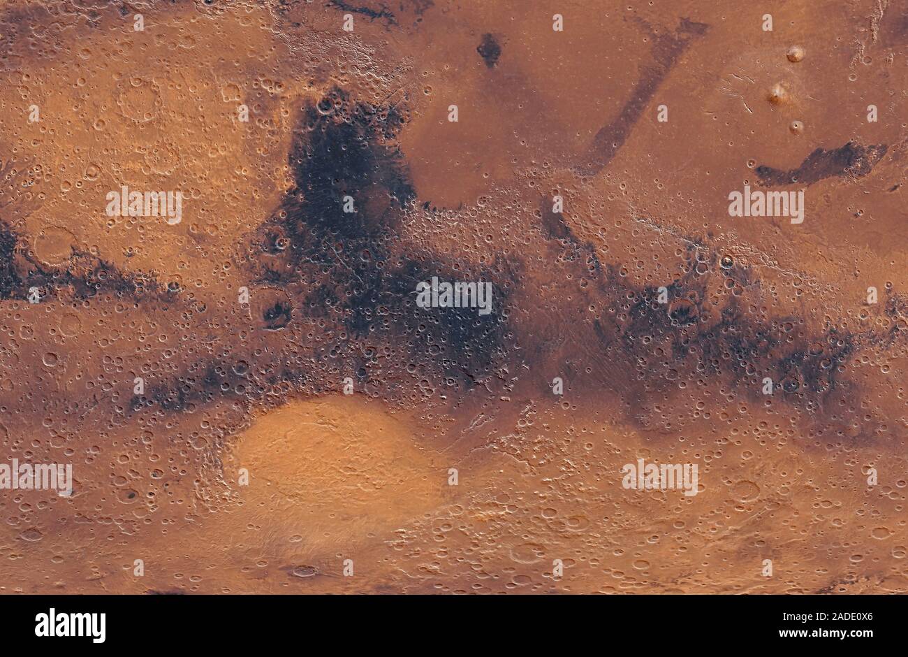 Syrtis Major Planum, Mars, illustration This map is based on ...