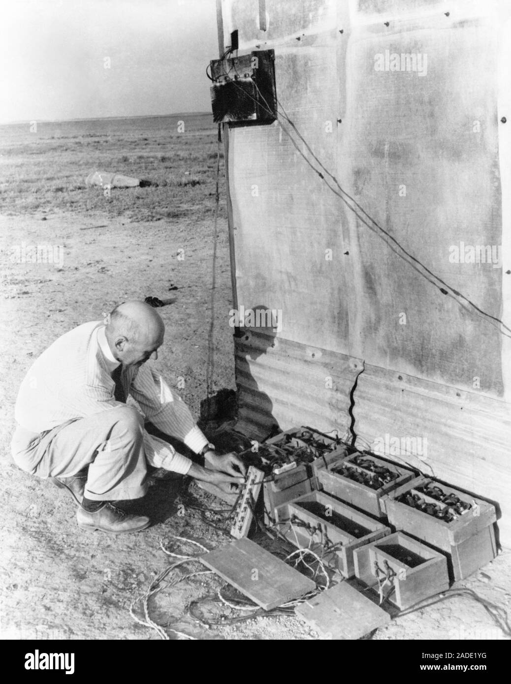 Goddard rocket research. US rocket scientist Robert H. Goddard (1882 ...
