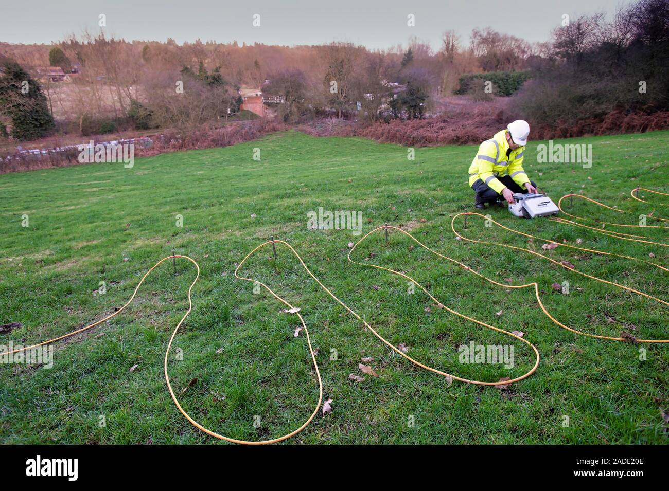 Electrical Resistive Tomography (ERT) measures the electrical ...