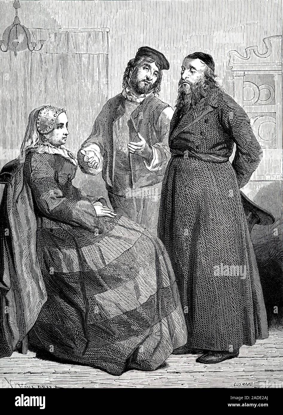 19th Century Belarusian Jewish family. 1886 image of jewish people from ...