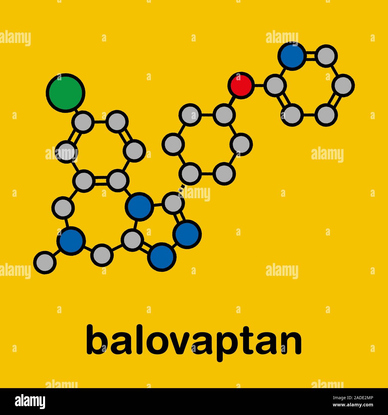 Balovaptan autism drug molecule (vasopressin V1A receptor antagonist ...