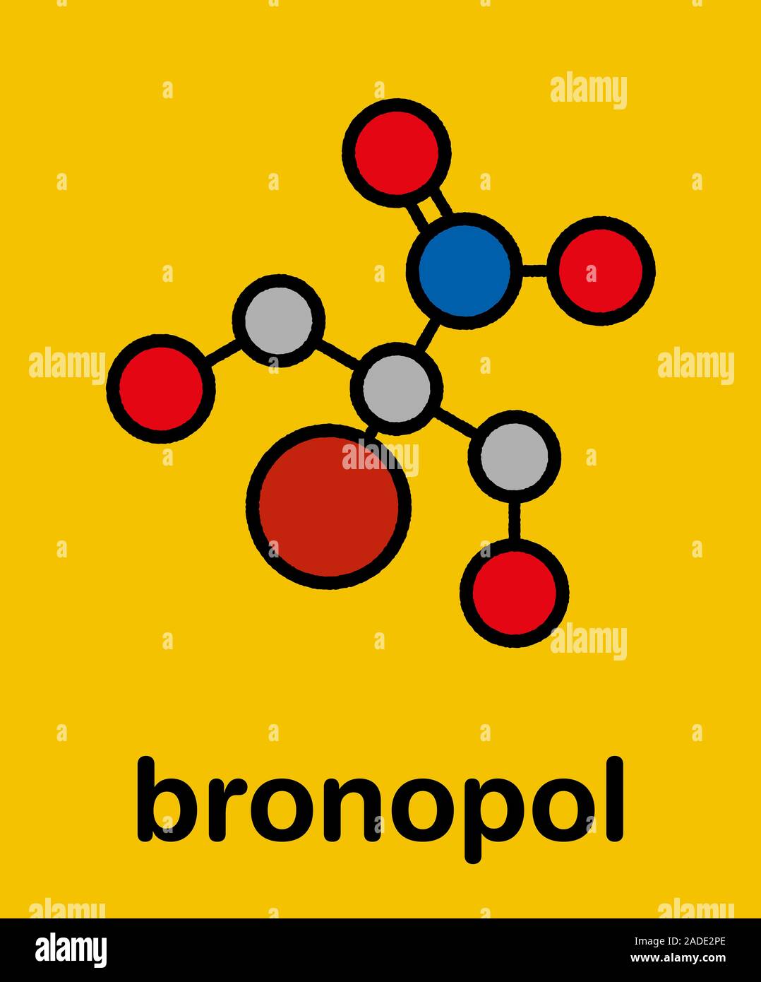Bronopol preservative molecule. Possibly carcinogenic through ...