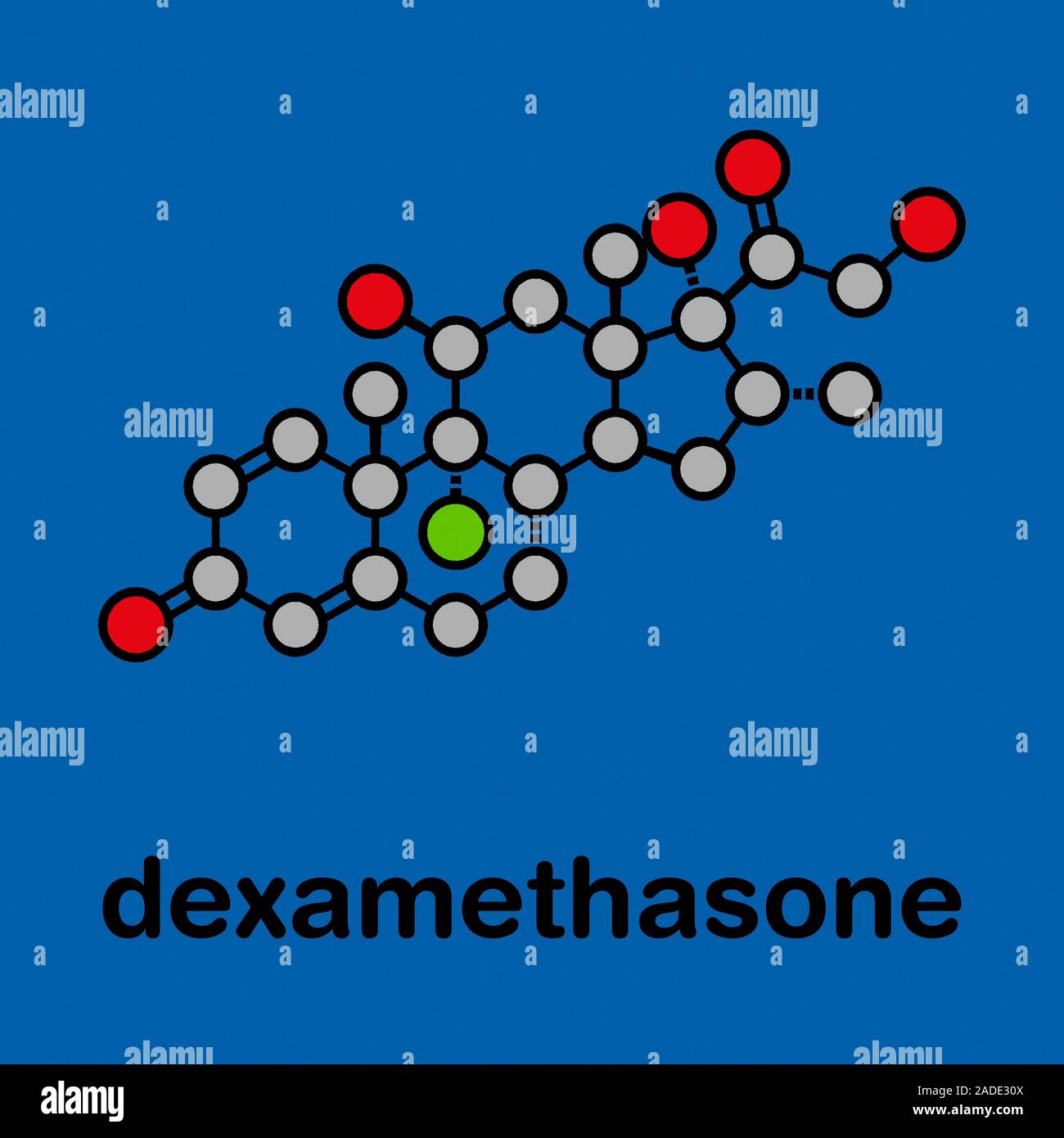 Dexamethasone glucocorticoid drug. Steroid drug with anti-inflammatory ...