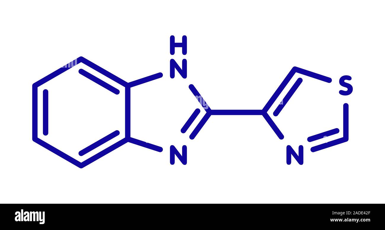 Thiabendazole (tiabendazole) fungicidal and anti-parasite molecule ...