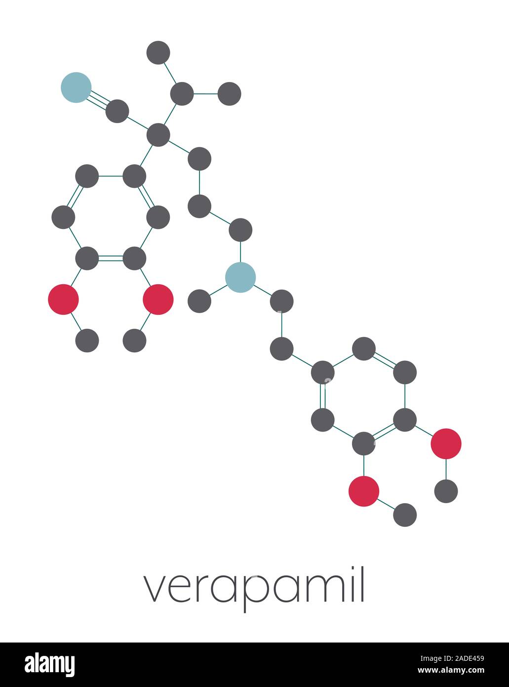 Verapamil calcium channel blocker drug. Mainly used in treatment of ...