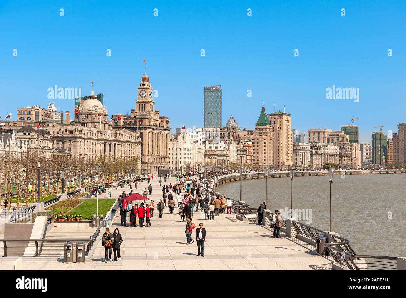 The Bund promenade, Shanghai, China Stock Photo - Alamy