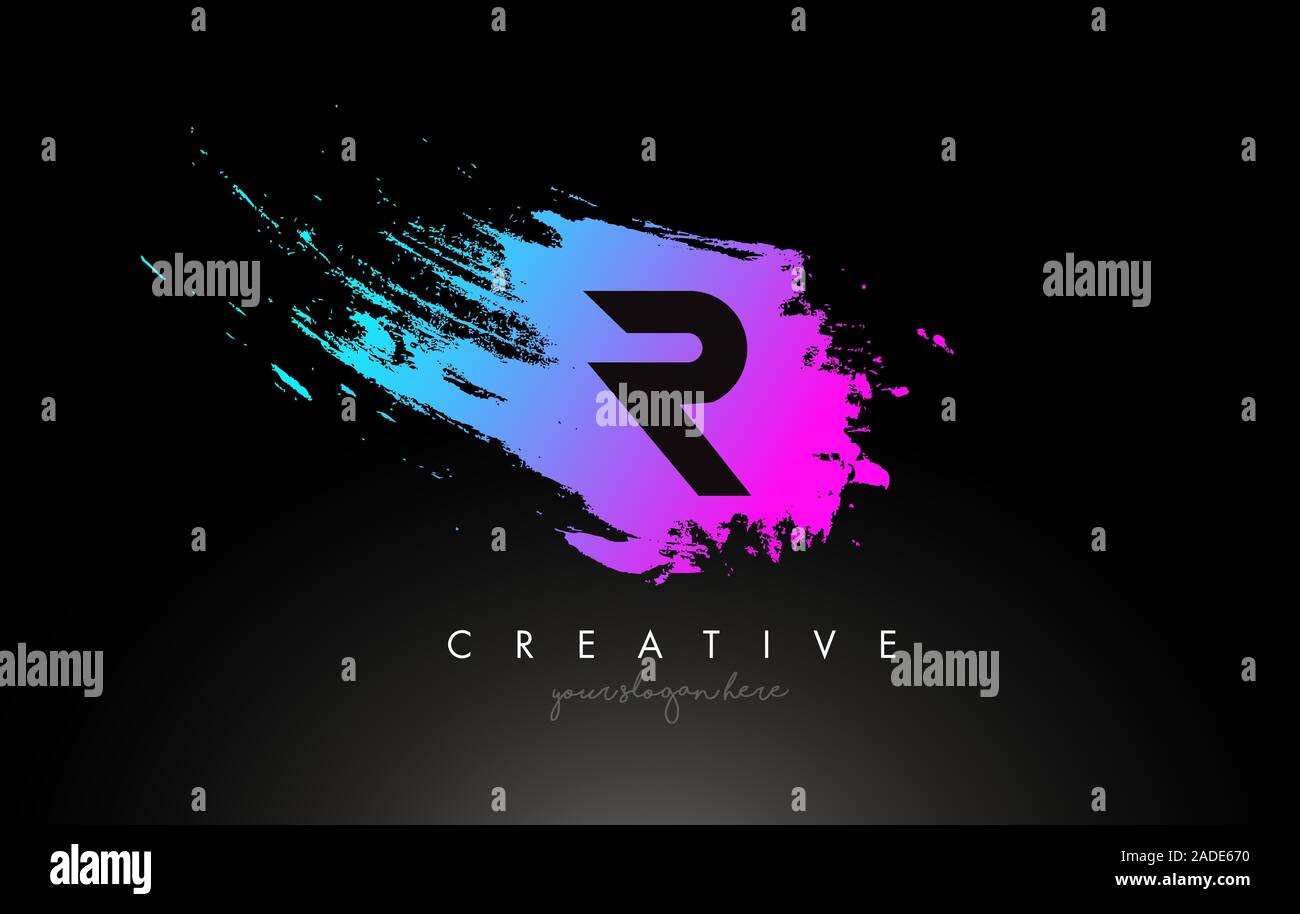 Letter r purple hi-res stock photography and images - Alamy