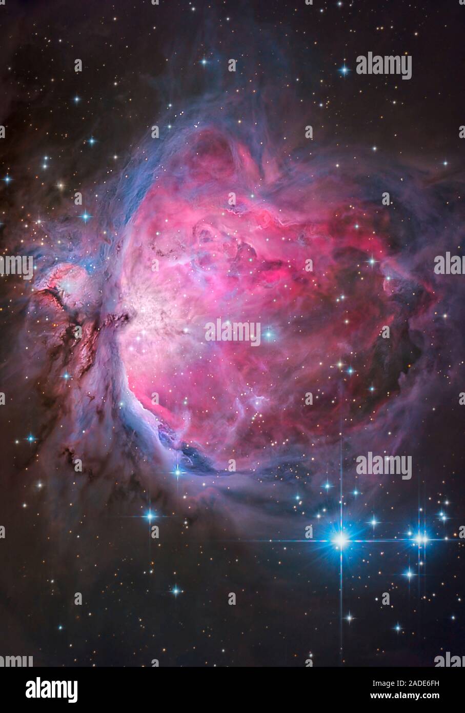 Orion Nebula (M42), optical image. The Orion Nebula is a vast cloud of ...