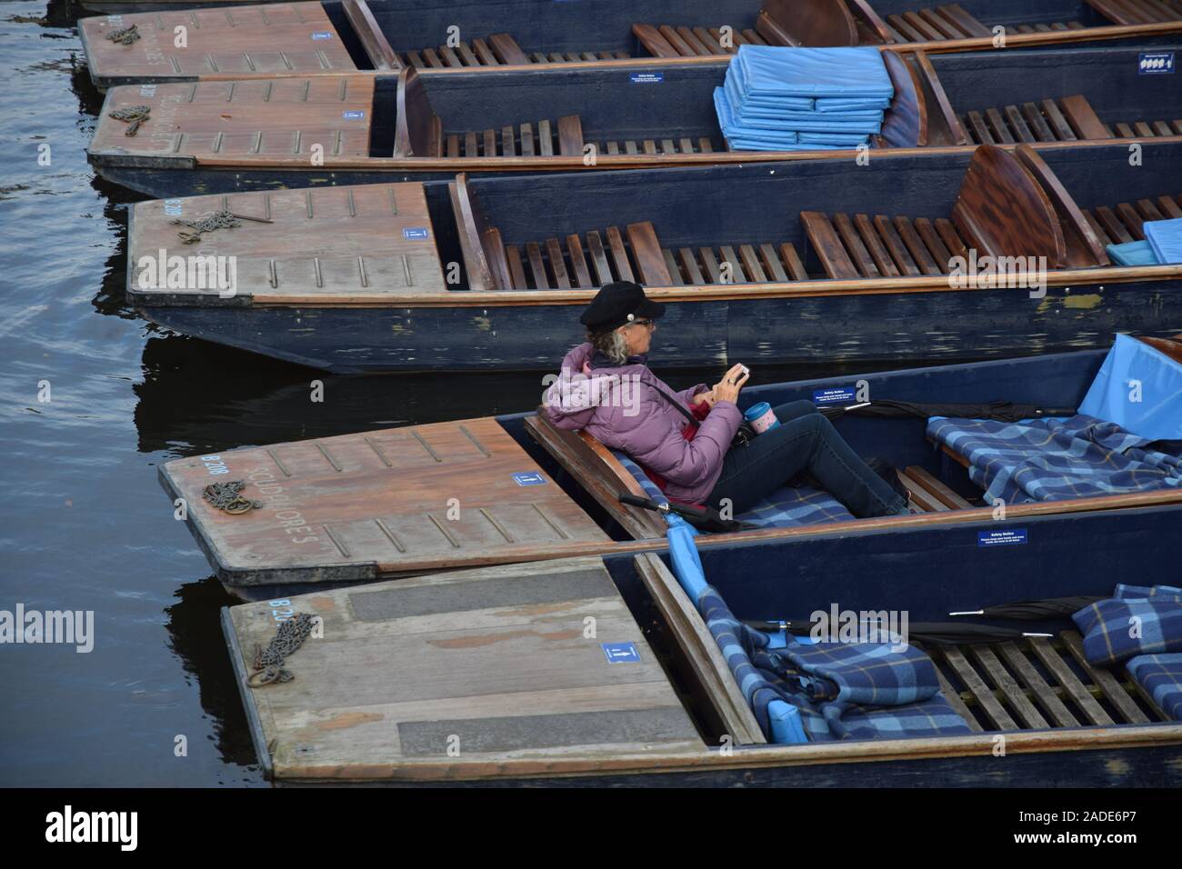 Person sitting in punt hi-res stock photography and images - Alamy