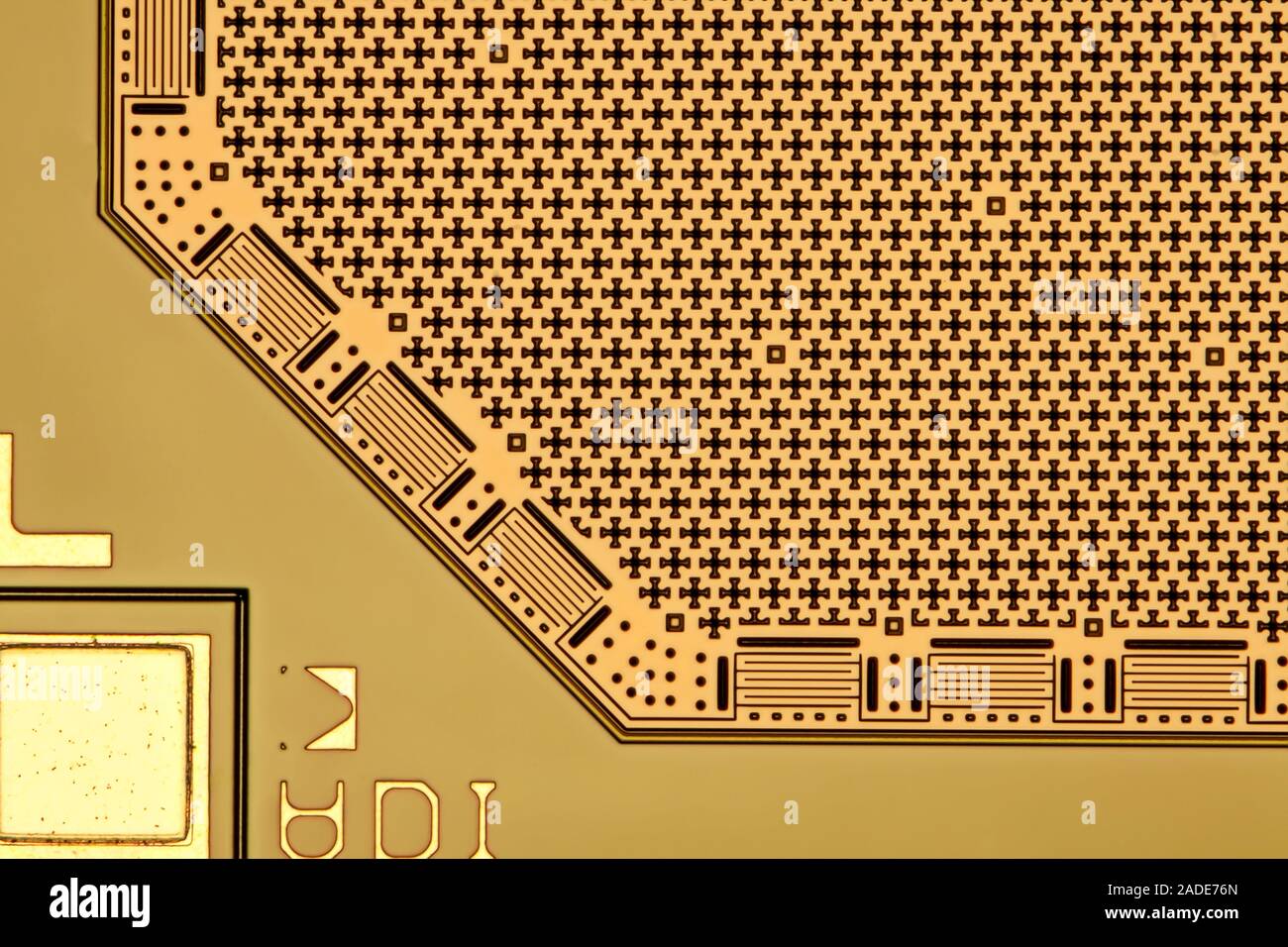 TDK MEMS (MicroElectroMechanical System) microphone wafer. MEMS microphones are installed in ...