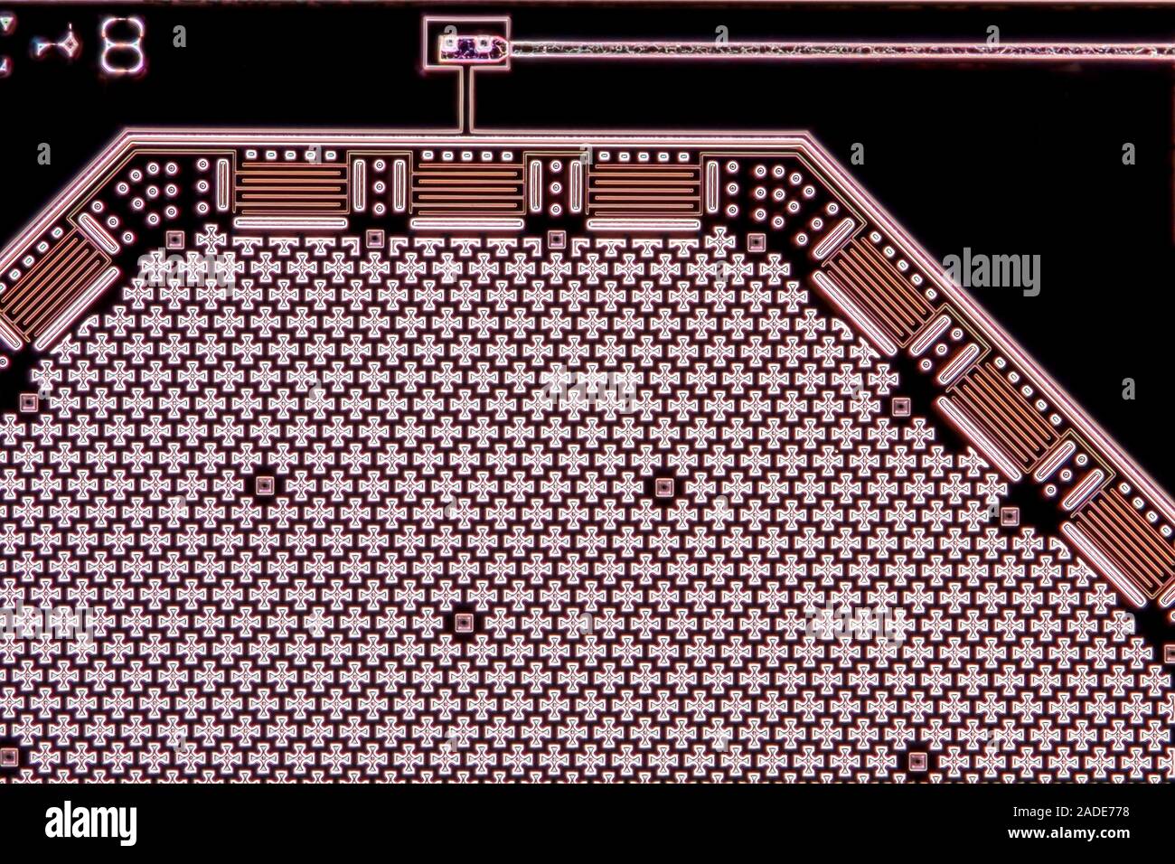 TDK MEMS (MicroElectroMechanical System) microphone wafer. MEMS ...