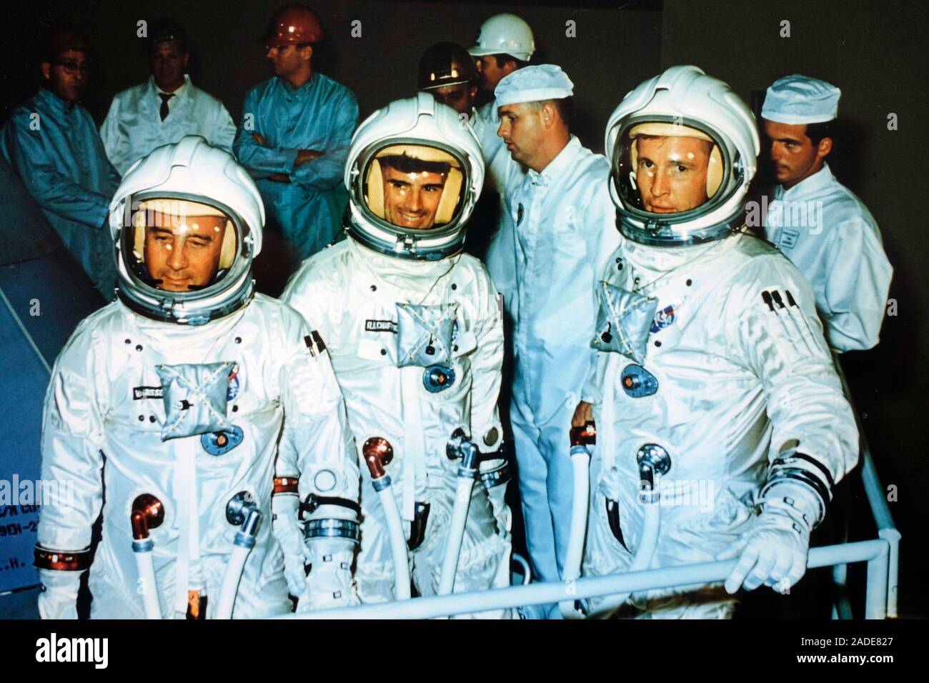 Apollo 1 Crew. Crew selected for the first manned Apollo flight onboard ...