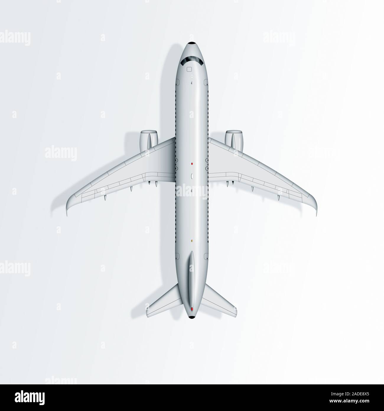 Illustration of an Airbus a320 aircraft Stock Photo - Alamy