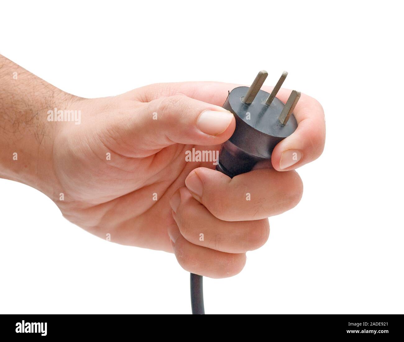 Three prong electrical plug hi-res stock photography and images - Alamy