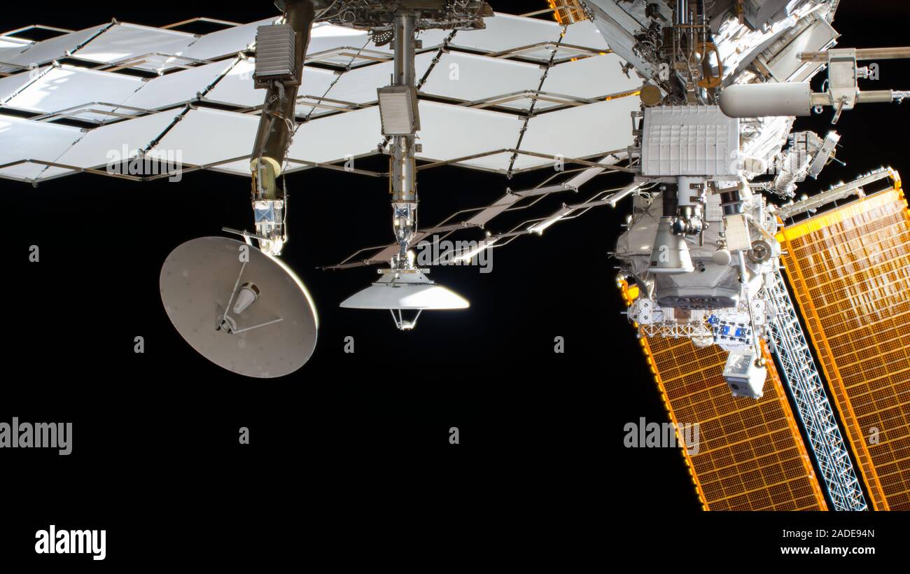 Science instruments mounted on the International Space Station (ISS ...