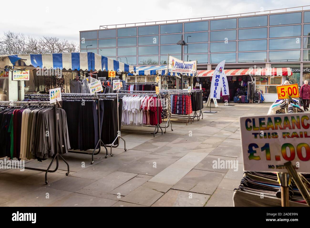 Open market. CMK, with Midsummer Boulevard (Blvd) running overhead, Centre Milton Keynes ...