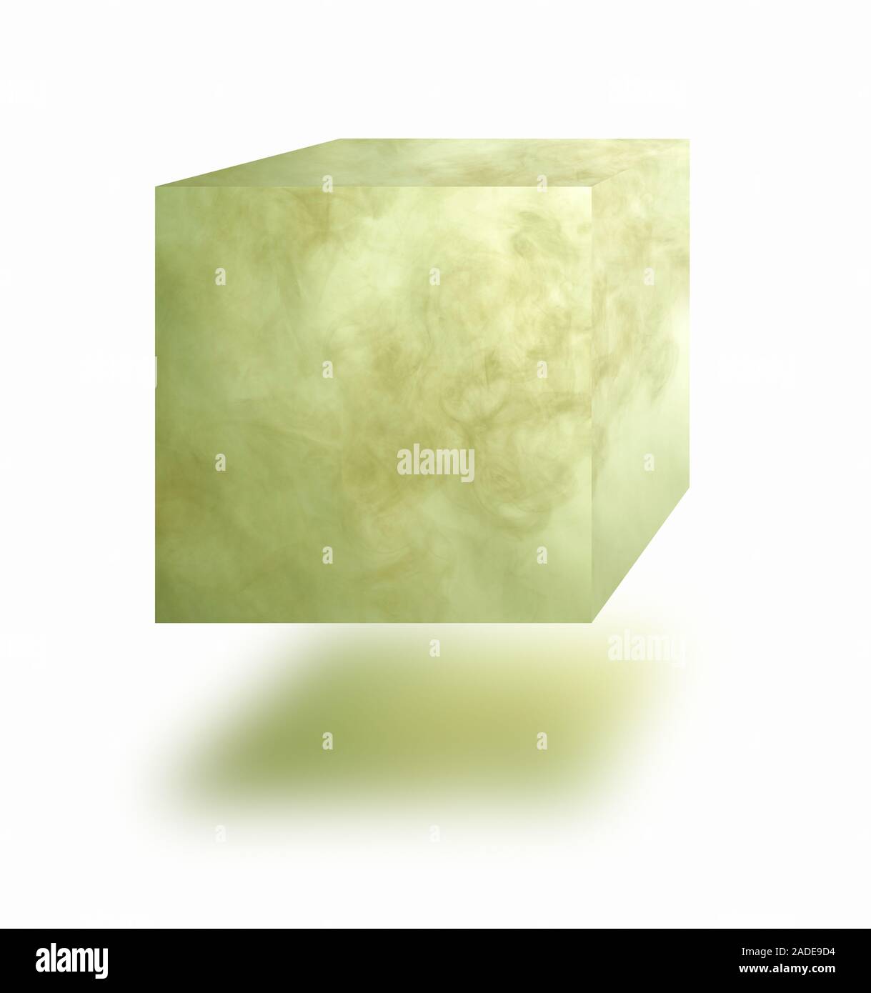 Poisonous gas cube, illustration Stock Photo - Alamy