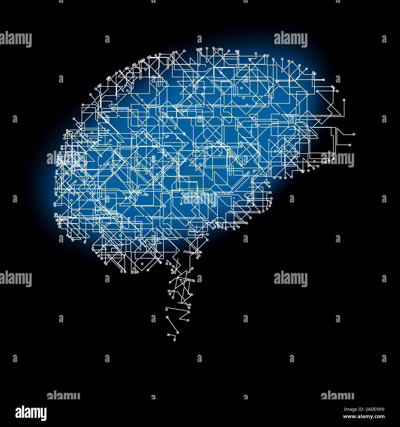 Artificial intelligence, conceptual illustration Stock Photo - Alamy