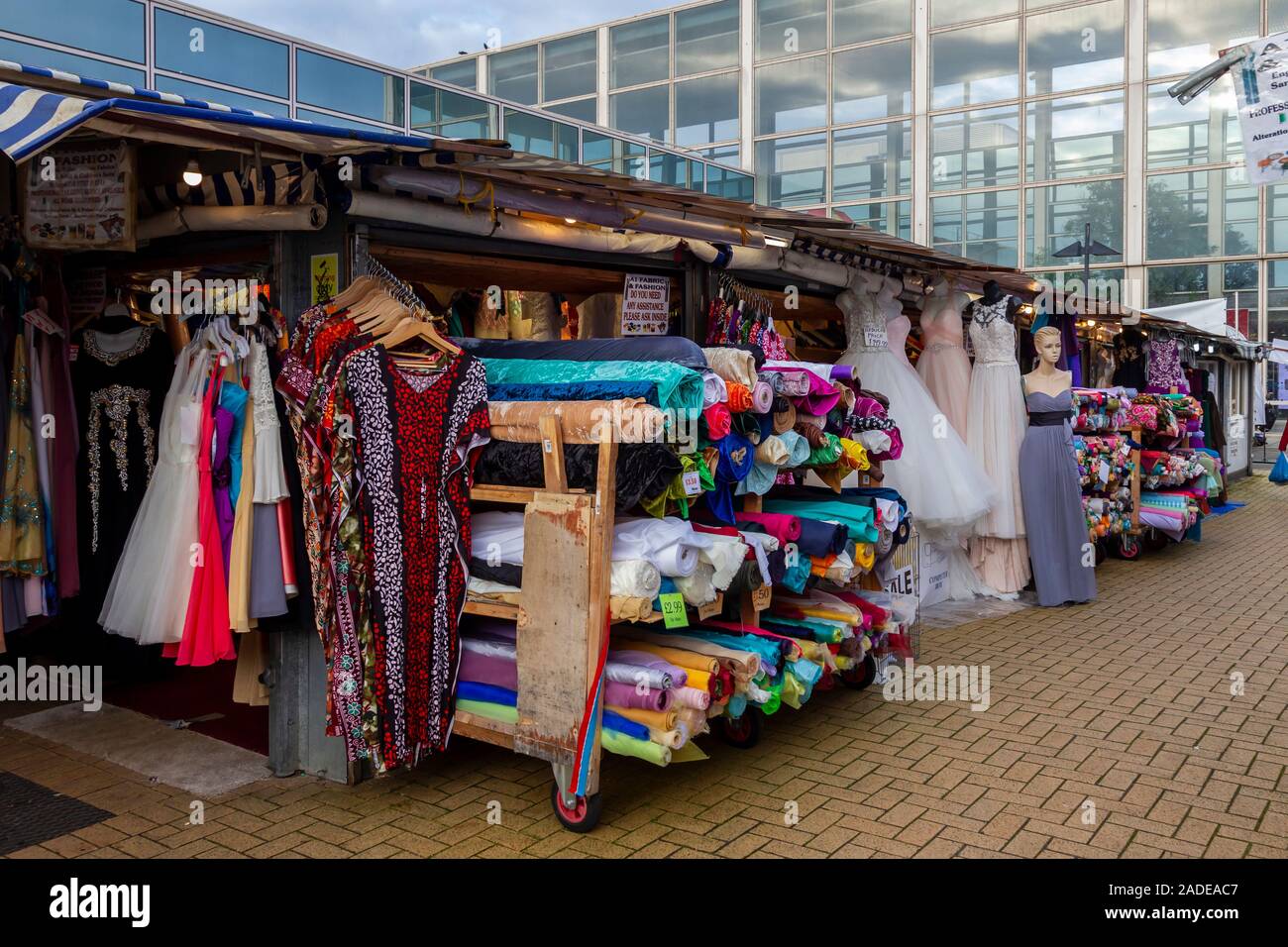 Open market. CMK, with Midsummer Boulevard (Blvd) running overhead, Centre Milton Keynes ...