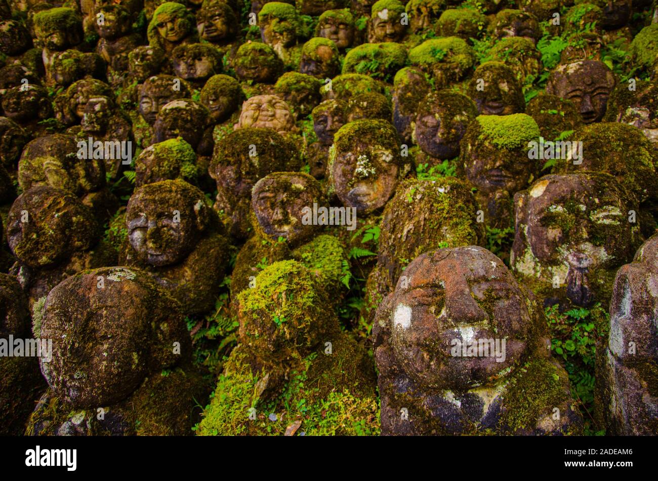 Jizo Statues In Japanese Temple High Resolution Stock Photography and ...
