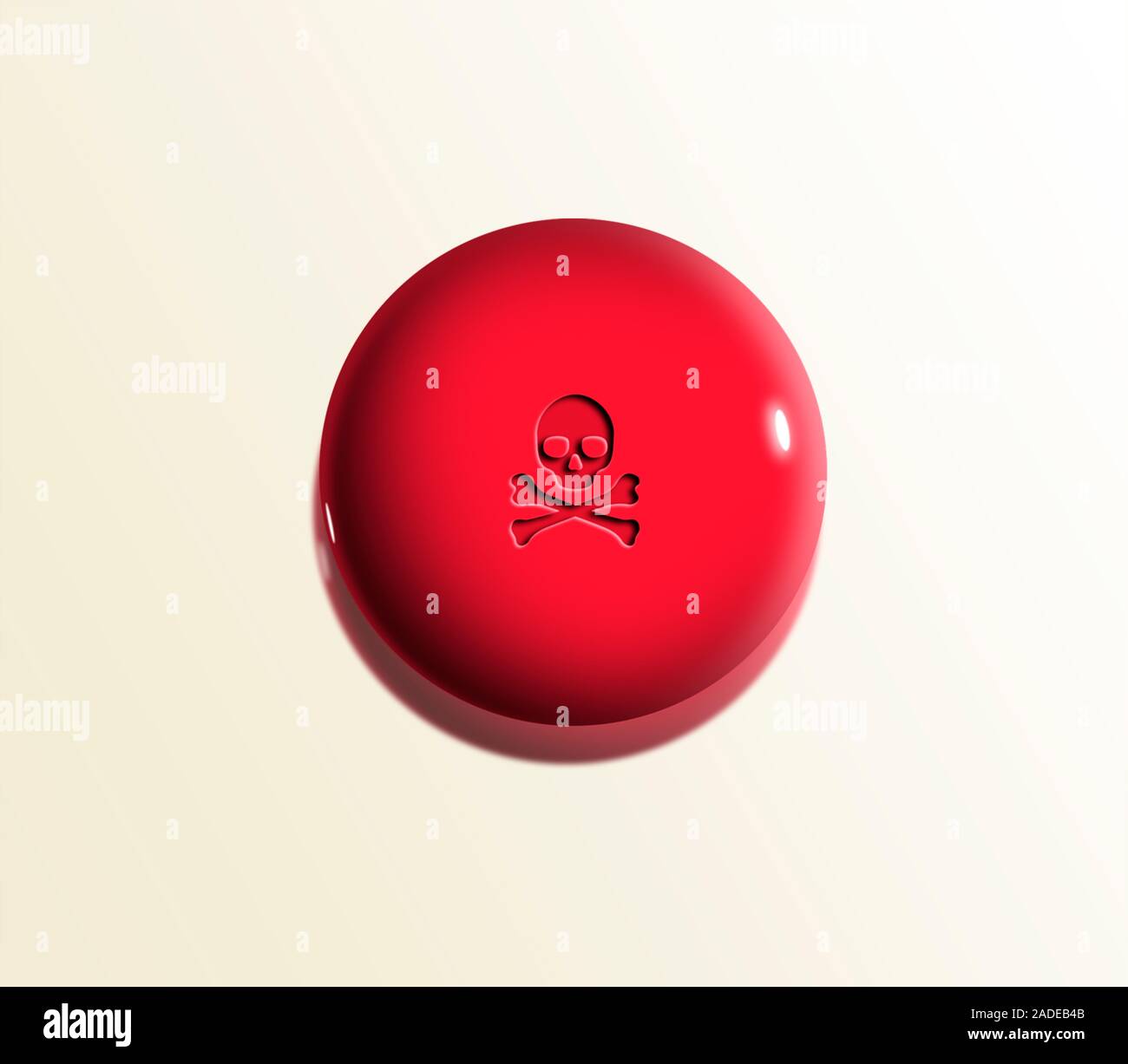 Poison, conceptual illustration Stock Photo - Alamy