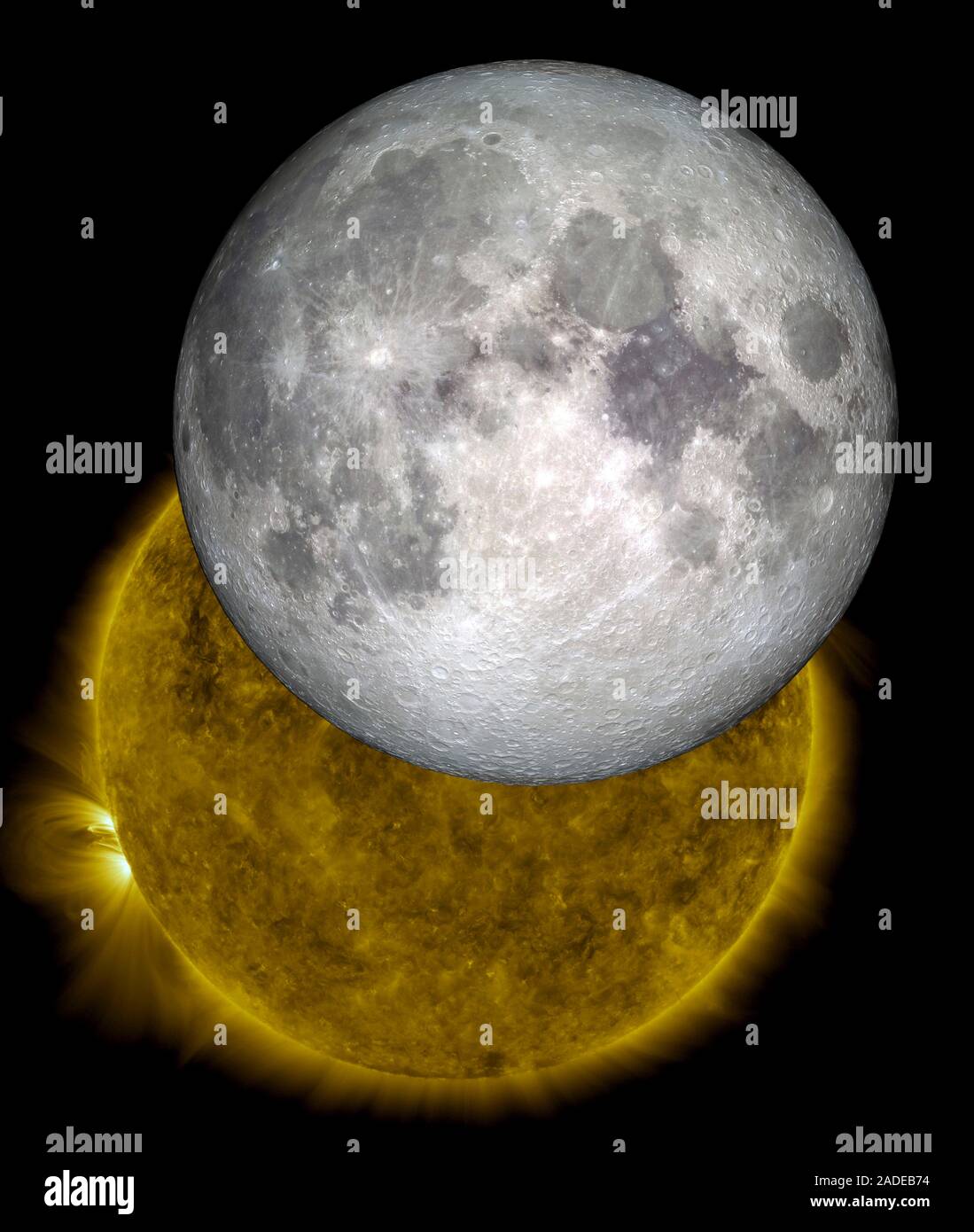 Moon and Sun. The image of the Moon uses data from the Lunar ...