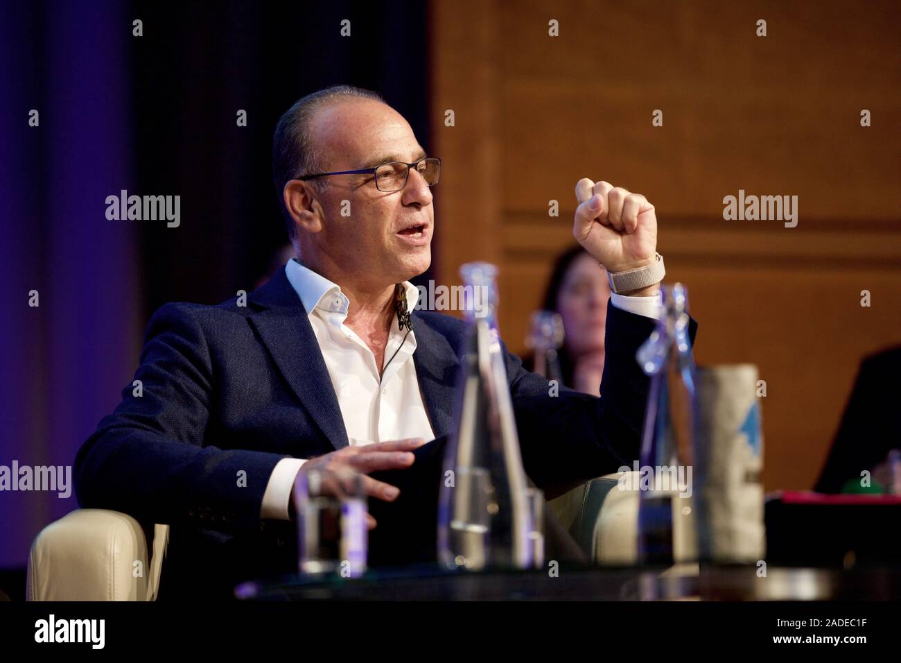 Edinburgh,UK, 3rd December 2019: Theo Paphitis, the retailer and ...