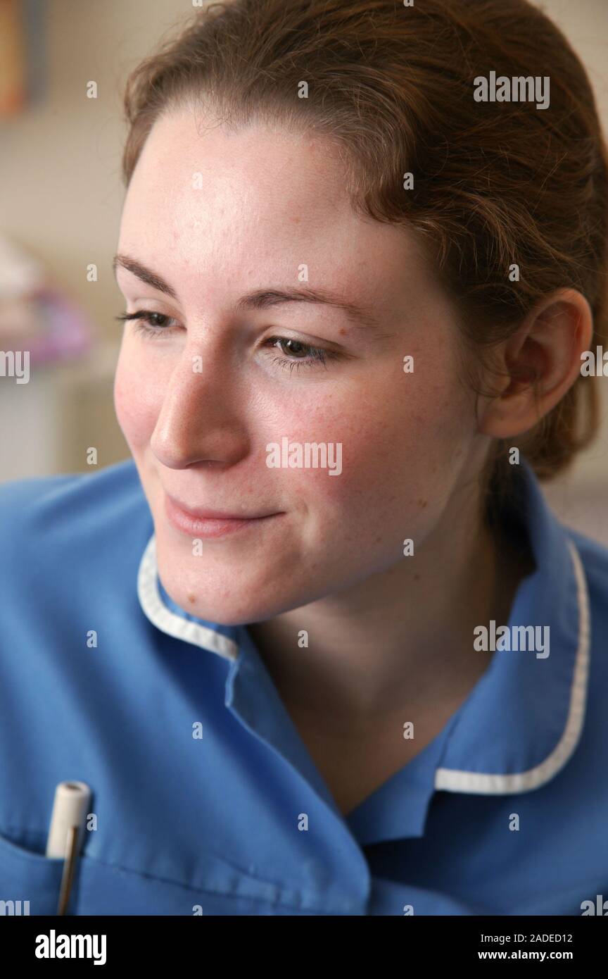 Portrait of Staff nurse in the Bone Marrow Transplant ward Stock Photo ...