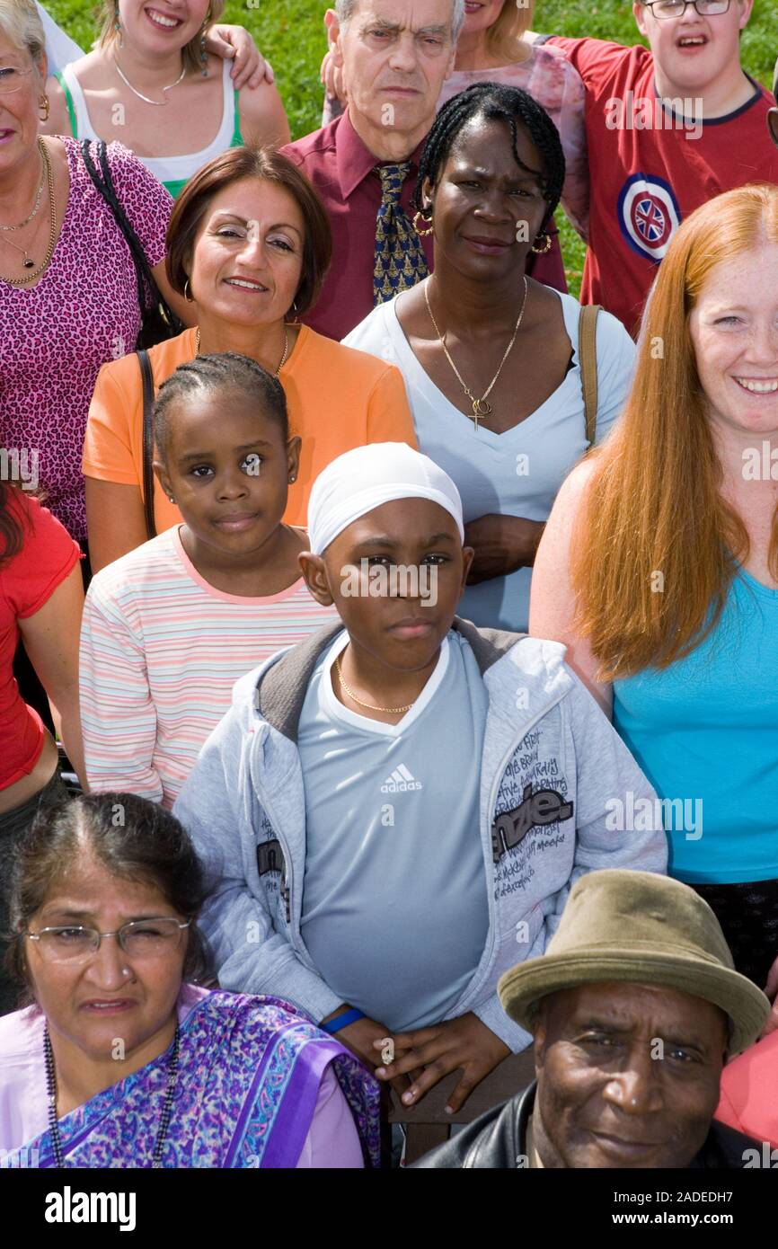 Multiracial group of people Stock Photo - Alamy