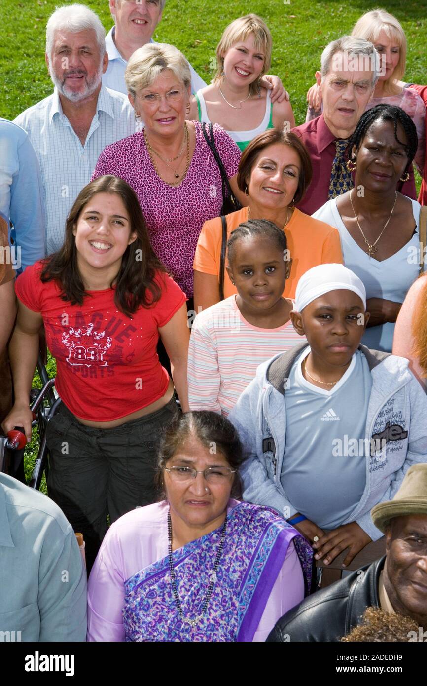 Multiracial group of people Stock Photo - Alamy