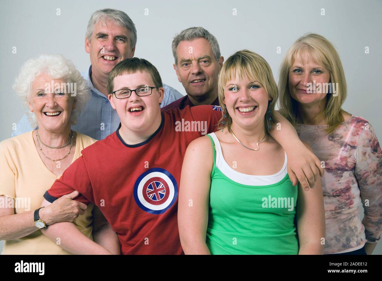 Three generations of family, smiling Stock Photo - Alamy