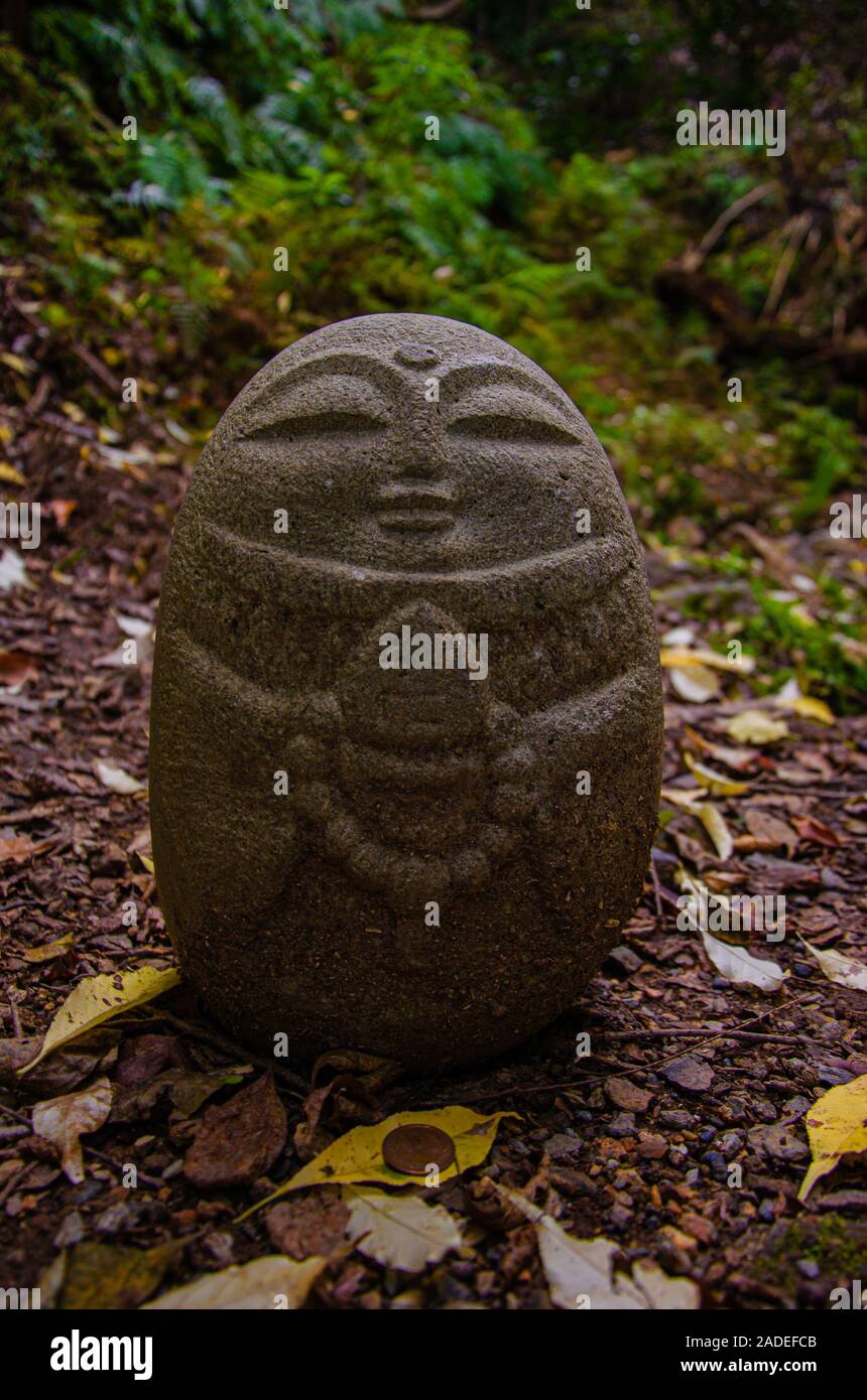 Jizo statues in japanese temple hi-res stock photography and images - Alamy