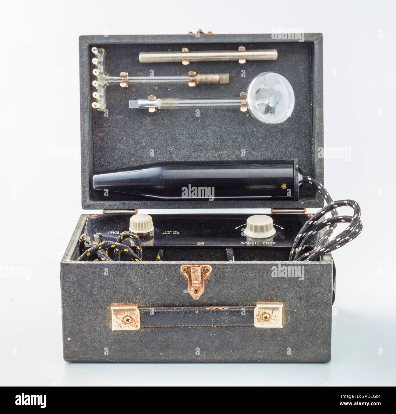 Vintage electrical stimulator, 20th century. The therapeutic use of ...