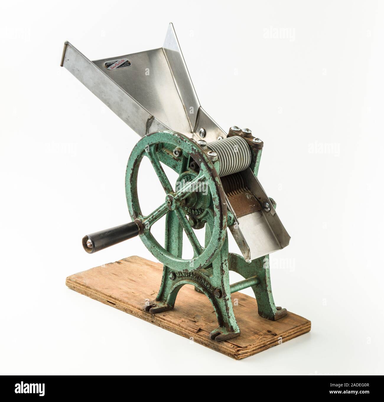 Antique runner bean slicer Stock Photo - Alamy