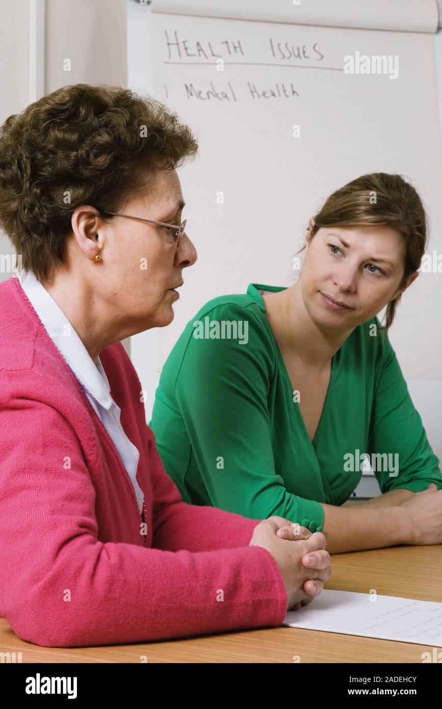 Focus group of people in a meeting Stock Photo - Alamy