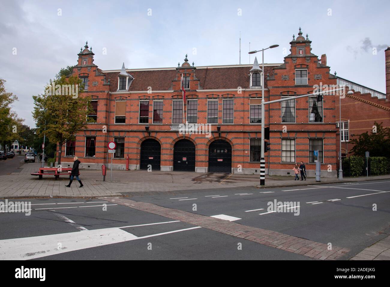 Fire Department Building Brandweer Kazerne Dirk At The Hobbemastraat ...